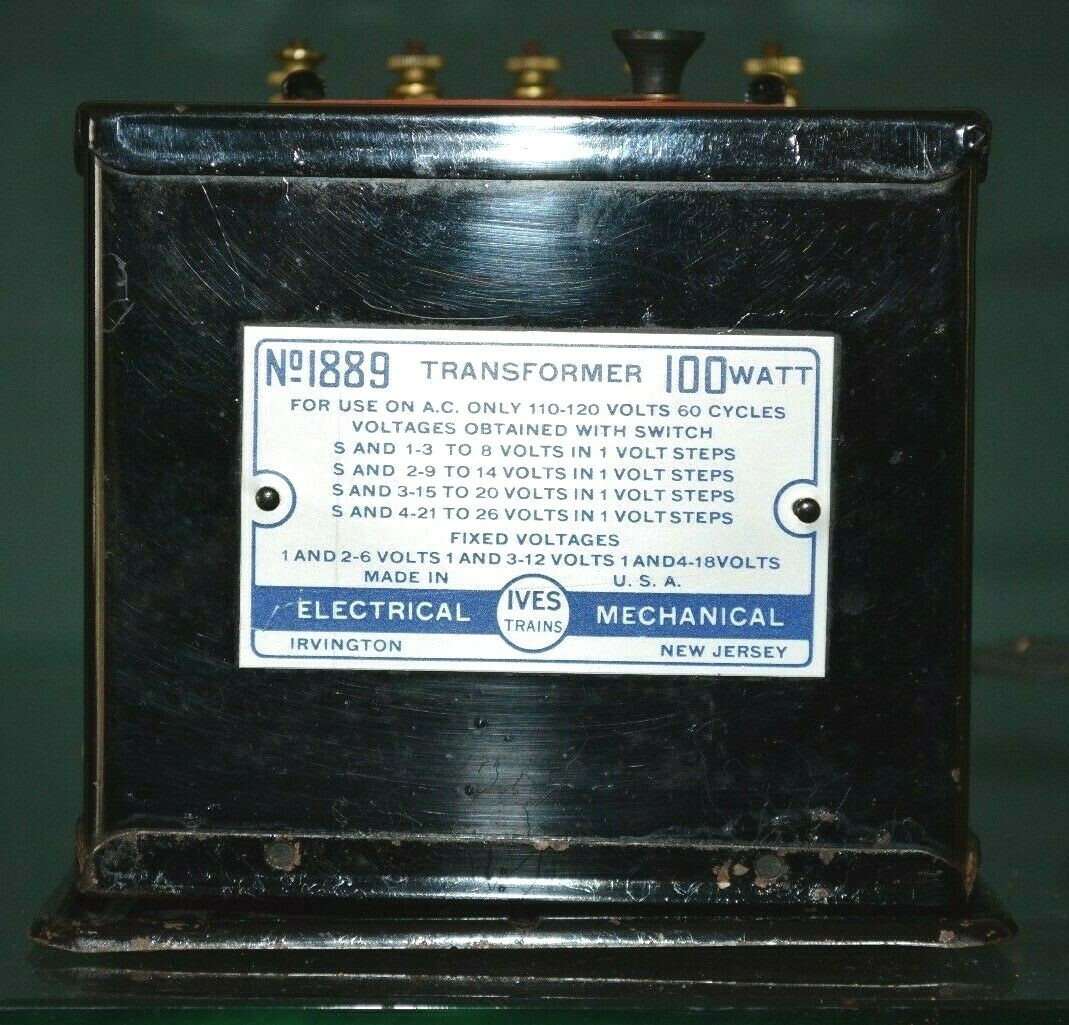 Prewar Ives Electric Toy Train Model Accessory Transformer 1889 | eBay