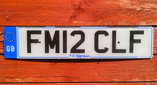 UK/BRITISH License Plate from Europe | eBay