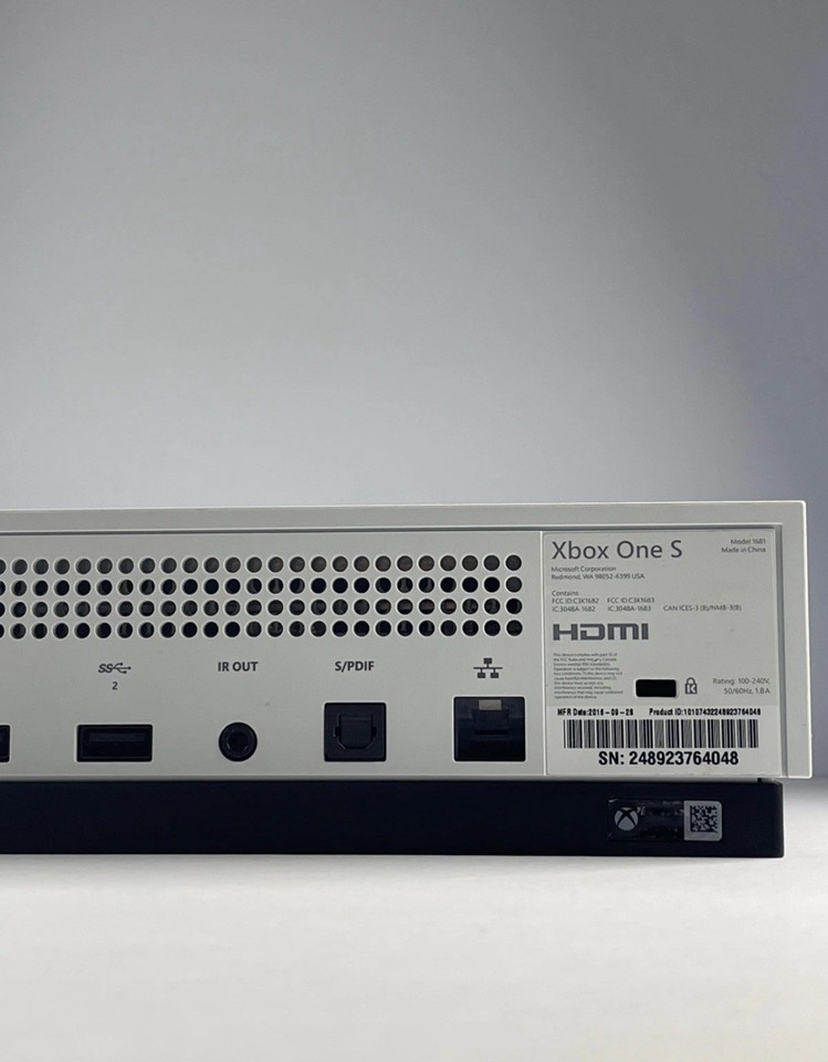 Microsoft Xbox One S White Video Game Console with Controller ...