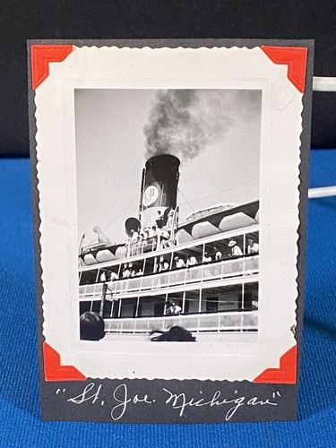 Cleveland & Buffalo Lines Steamship C&B St. Joseph Michigan VTG 1951 ...
