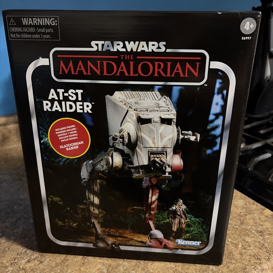 Star Wars Vintage Collection AT-ST Raider Vehicle With Klatooinian ...