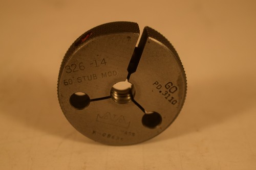 GTD .326-14 60-degree Stub Mod GO Thread Ring Gage Gauge PD .3110 | eBay