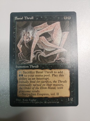 MTG Basal Thrull Fallen Empires Version A Magic the Gathering Black ...