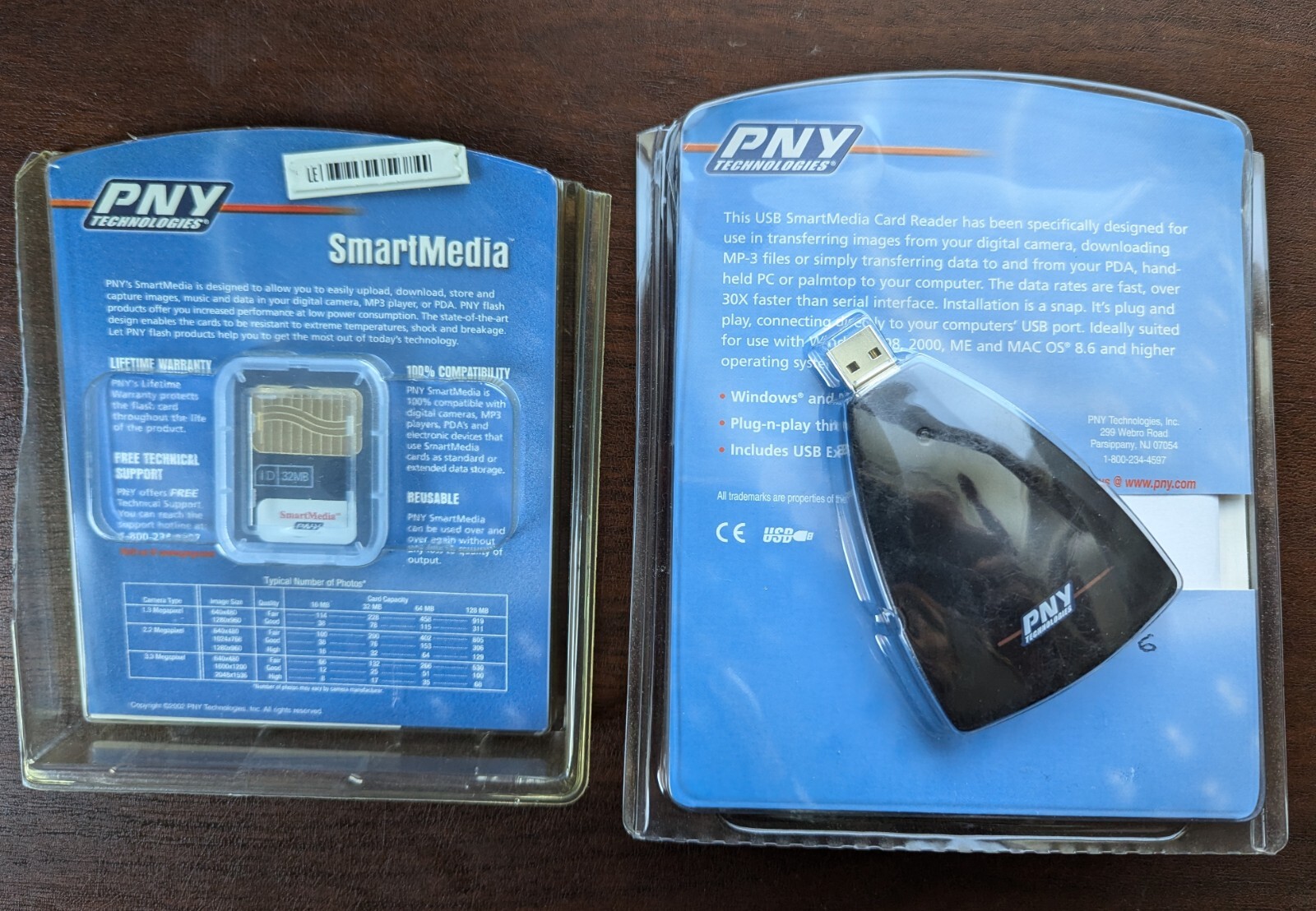 PNY USB 32MB SmartMedia Card + Reader for Windows & Mac - NOS - Free ...