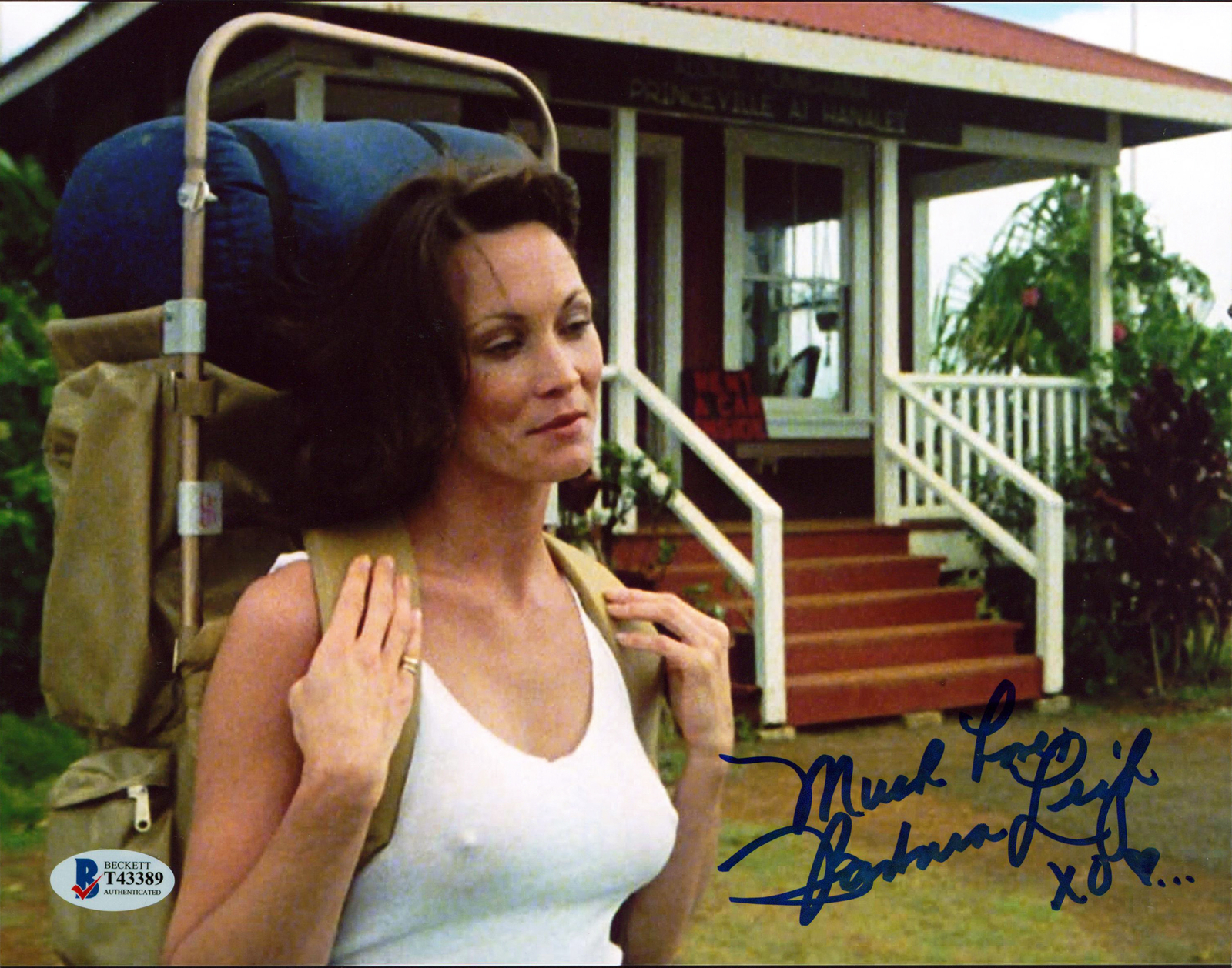 Barbara Leigh Vampirella "Much Love XO" Signed 8x10 Sexy Photo BAS # ...