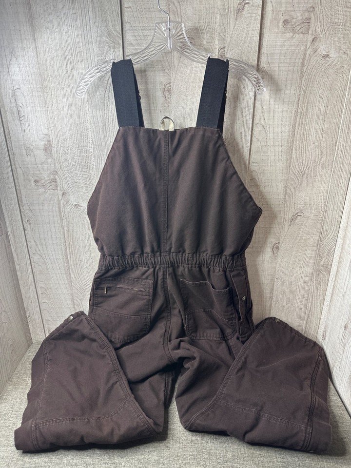 Ladies C.E. Schmidt Workwear Brown Bib Overalls Size Large Regular ...