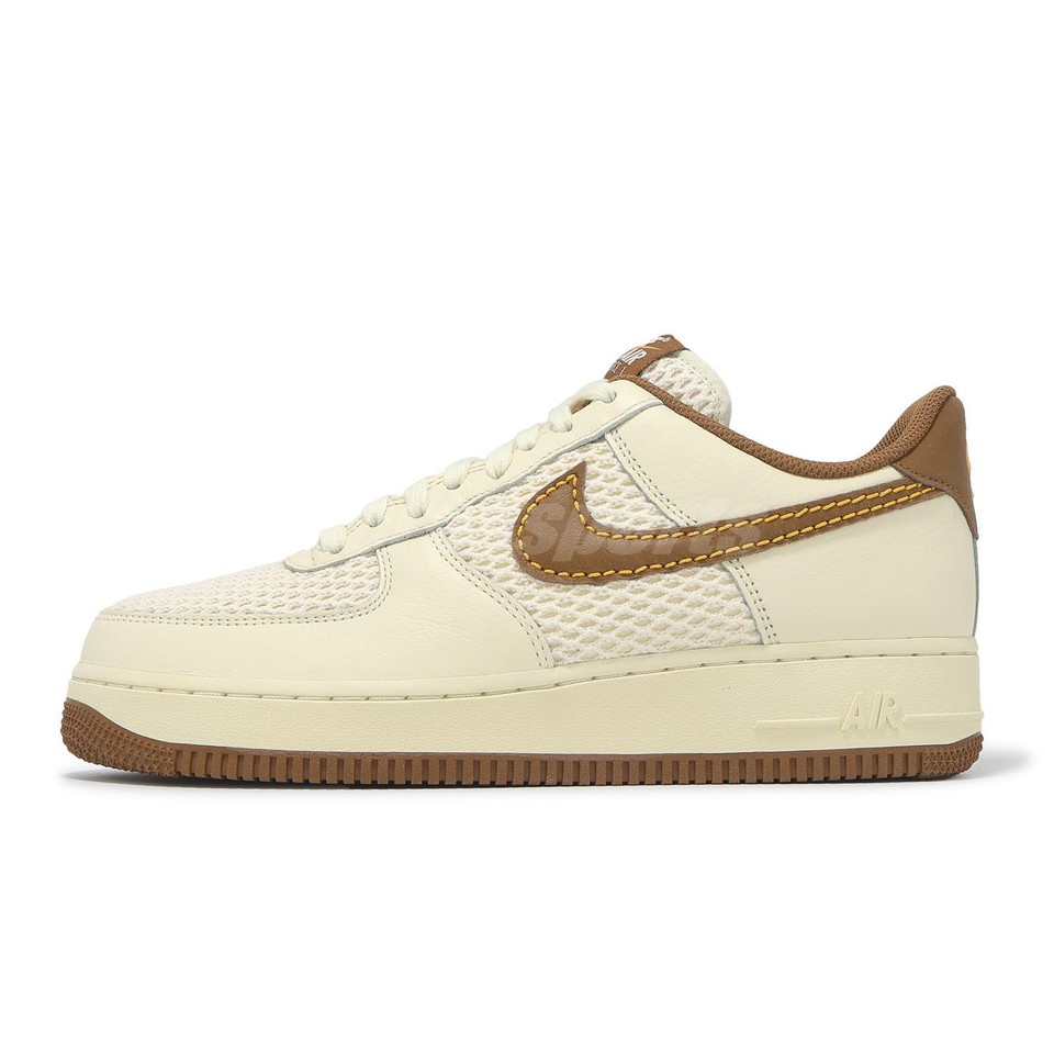 Nike Air Force 1 07 LV8 AF1 Coconut Milk Light British Tan Men Casual ...