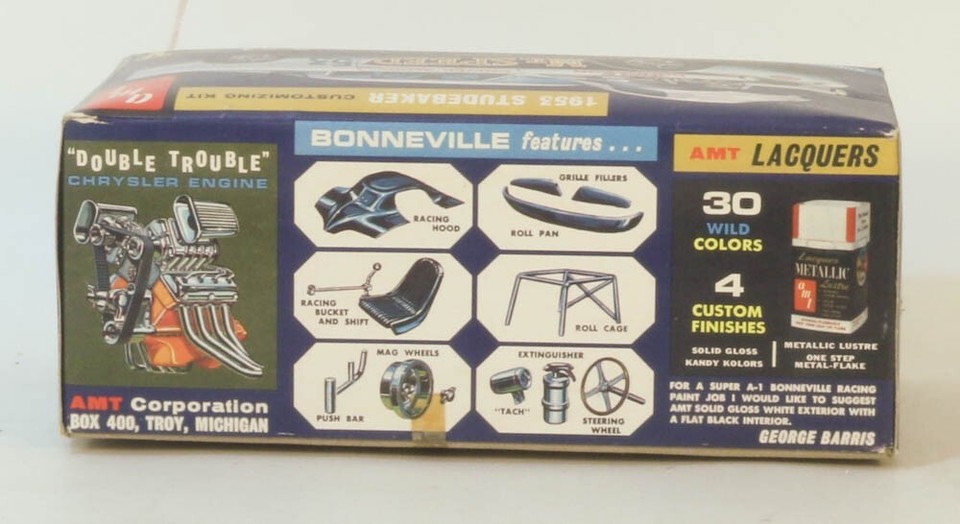 AMT Model Kit 1953 Studebaker Customing Kit 3n1 #2053 1:25 Scale | eBay