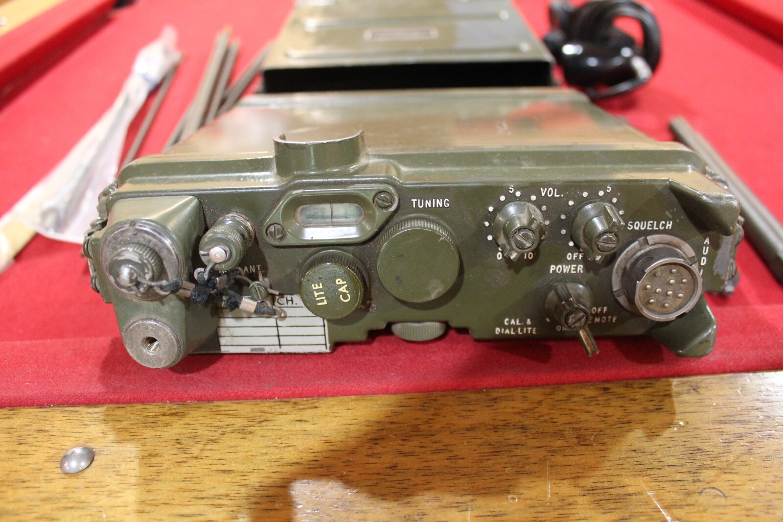 U S ARMY RT-339 PRC 28 RECEIVER TRANSMITTER SIGNAL CORPS ARTILLERY ...