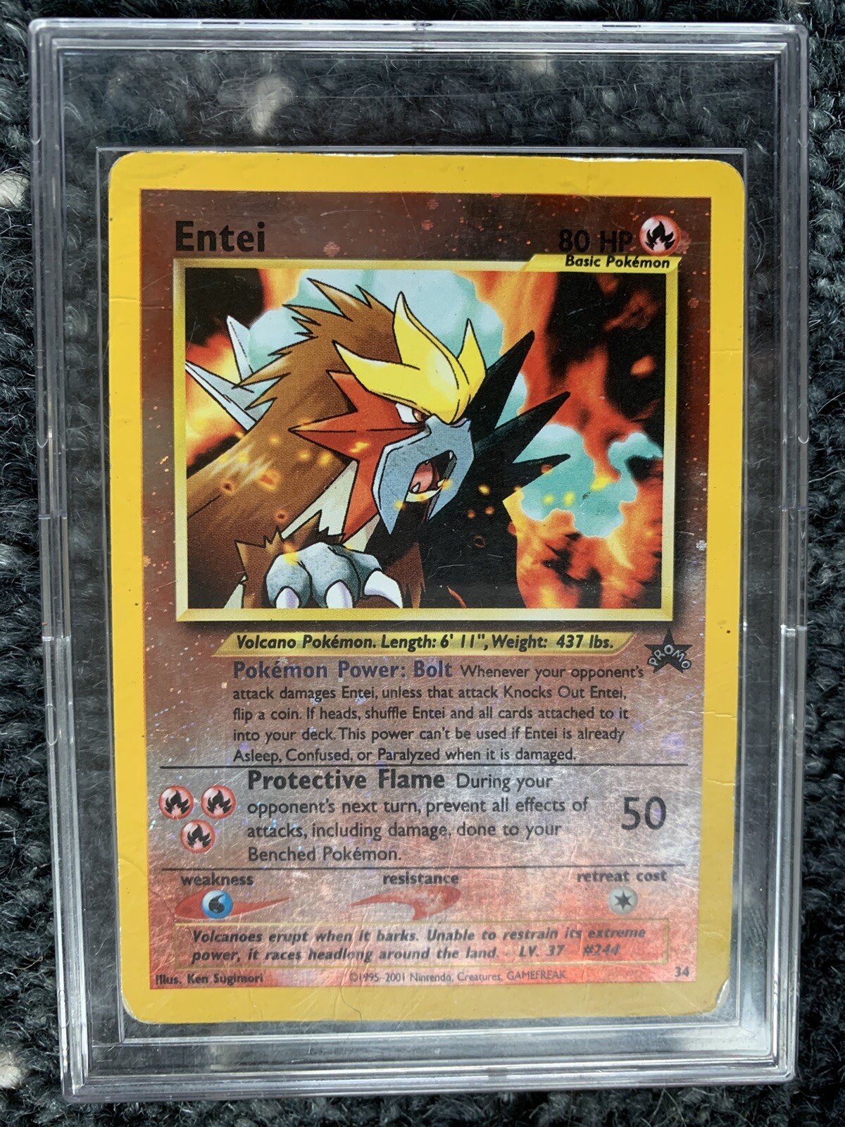 ENTEI #34 - Reverse Holo Foil Rare Promo Pokemon TCG Card (1995-2001 ...
