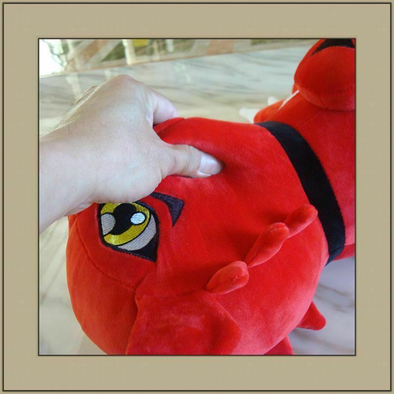 Digital Digimon Guilmon Plush Doll Kids Stuffed Toy Pillow Xmas Gift | eBay
