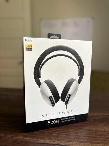 Alienware Wired Gaming Headset - AW520H - Lunar Light Used Once! | eBay