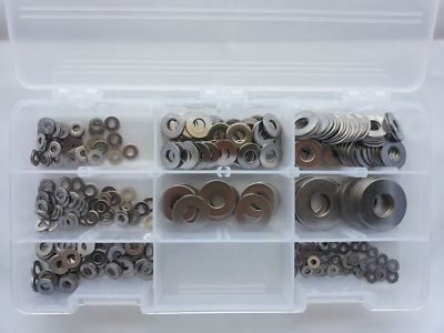 Assorted Stainless Steel Fastener Kit: Flat Washers | eBay