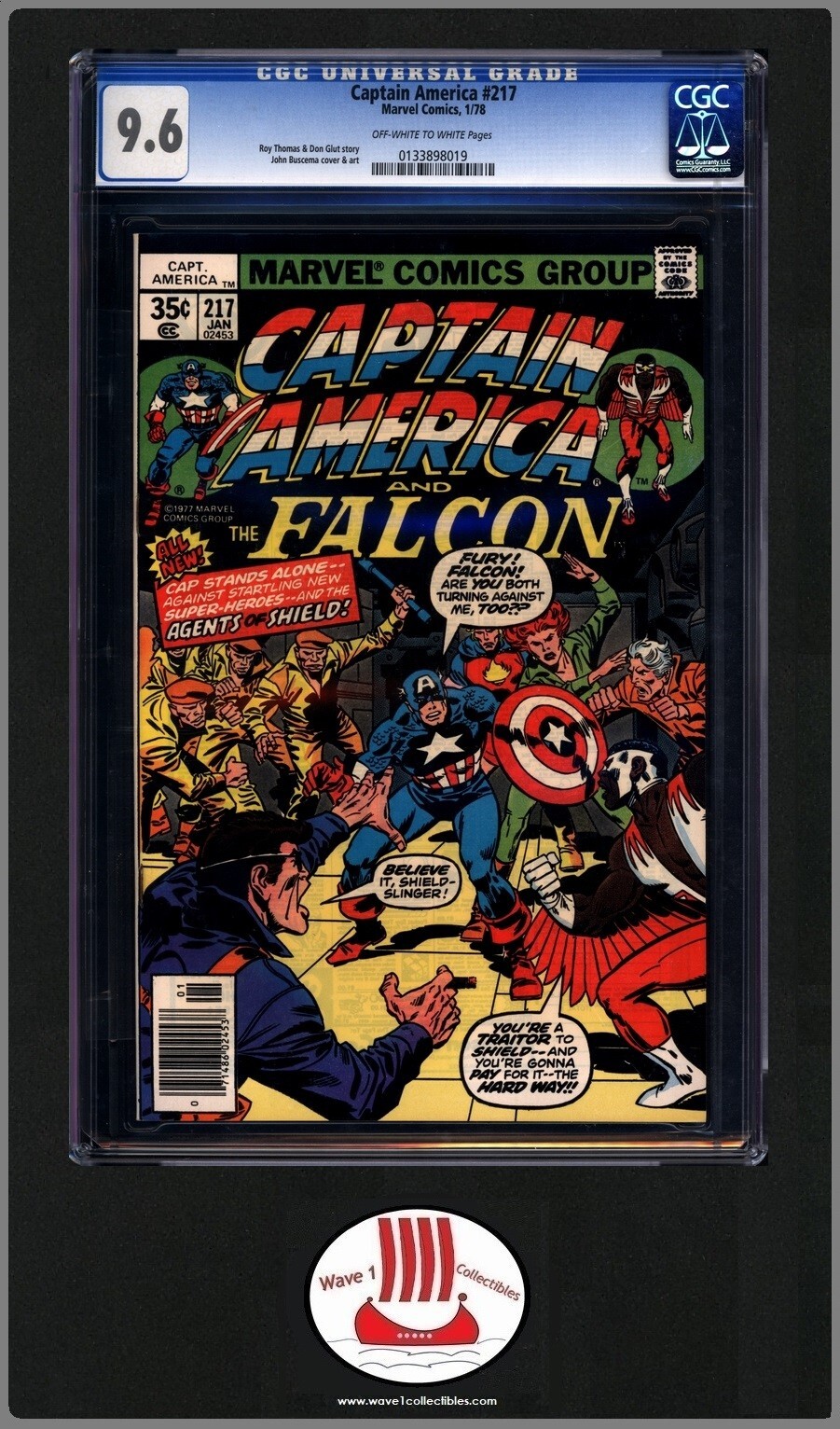 Captain America #217 CGC 9.6 | Marvel 01/1978 1st Quasar (Wendell ...