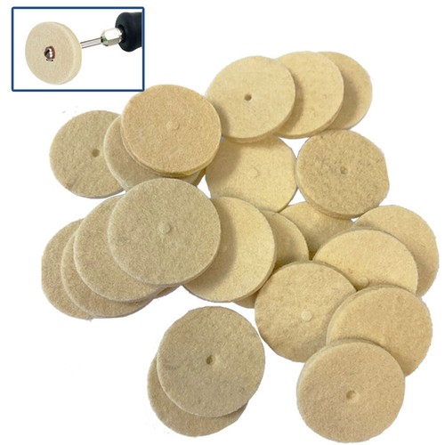 Miniature Square Edge Hard Felt 1"x1/8" Wheel Buff Jewelry Buffing ...
