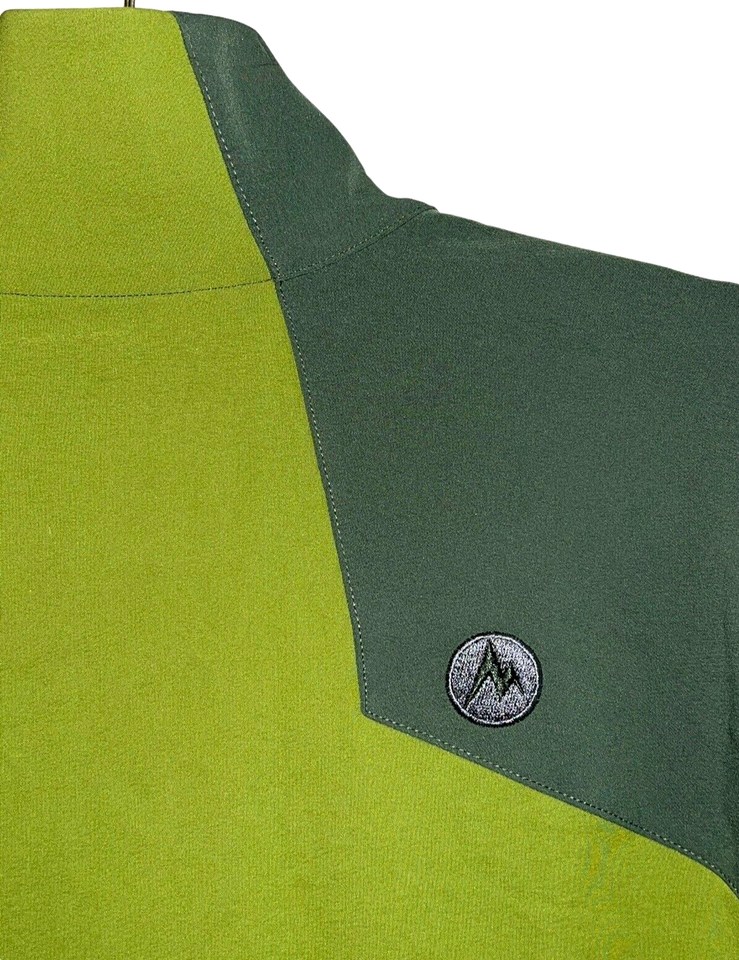 Marmot Mens Medium Soft Shell Jacket M3 Green Full Zip Hiking Active ...