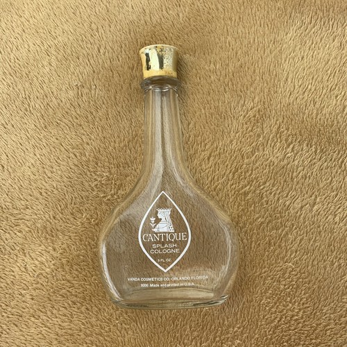 Cantique Splash Cologne Bottle Collectible Rare Vanda Cosmetics Orlando ...
