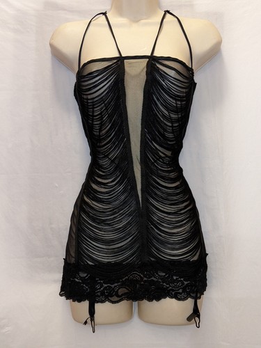 Shirley Hollywood Black Babydoll Lingerie Nightgown and G-String ...