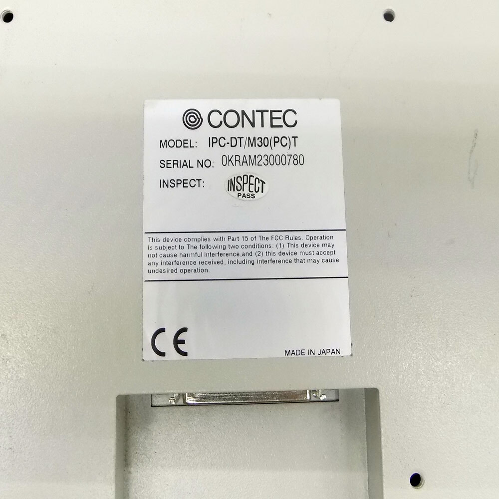 Contec IPC-DT/M30(PC)T Operator Interface with 10.4" Screen for sale ...
