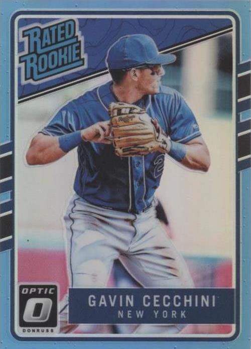 2017 Panini Donruss Optic - Rated Rookies Gavin Cecchini #55 Carolina ...