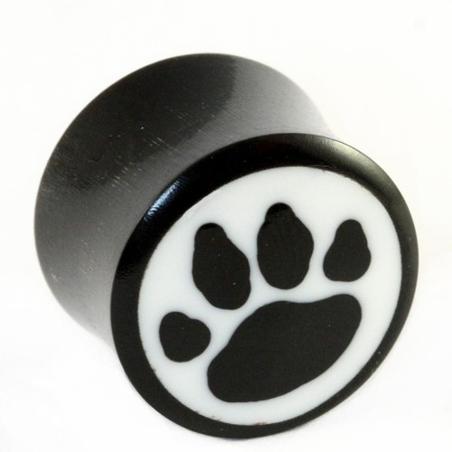 Pair! 6mm - 16mm Horn Buffalo Horn Flesh Tunnel Ear Plug Ear Piercing ...