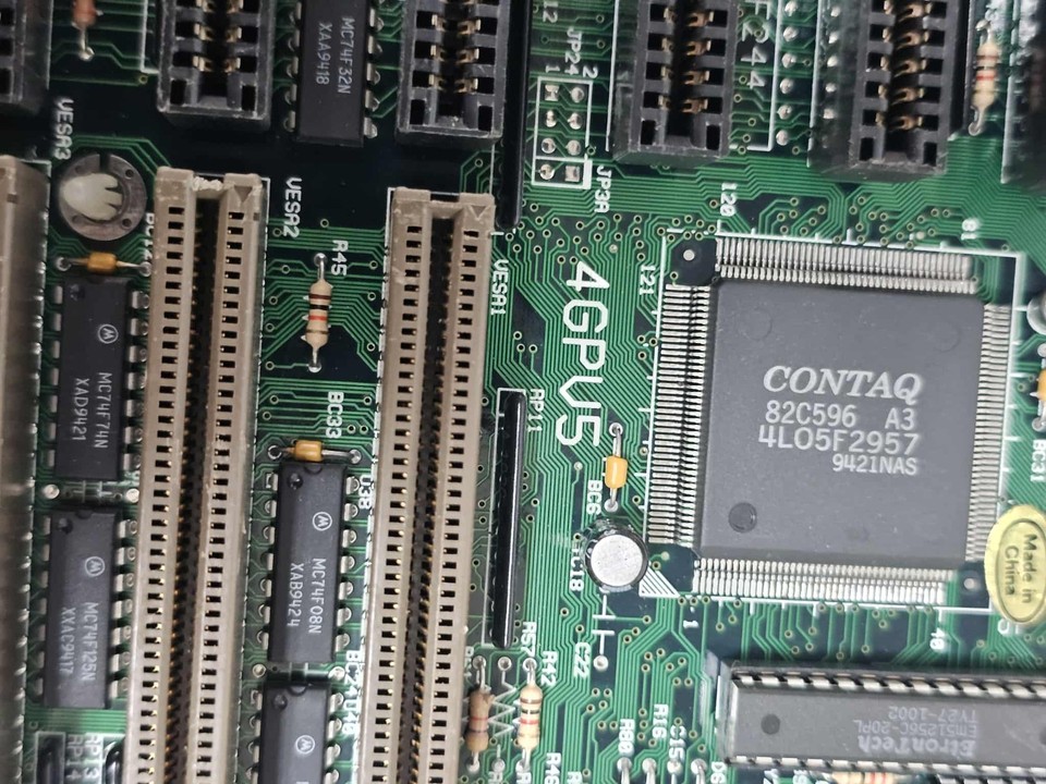 Rare Vintage Retro Contaq A-Trend 4GPV5 Motherboard w/Intel 486 CPU ...
