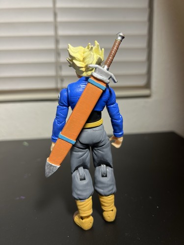 CUSTOM Dragon Ball Evolve Super Saiyan trunks figure DBZ Bandai | eBay
