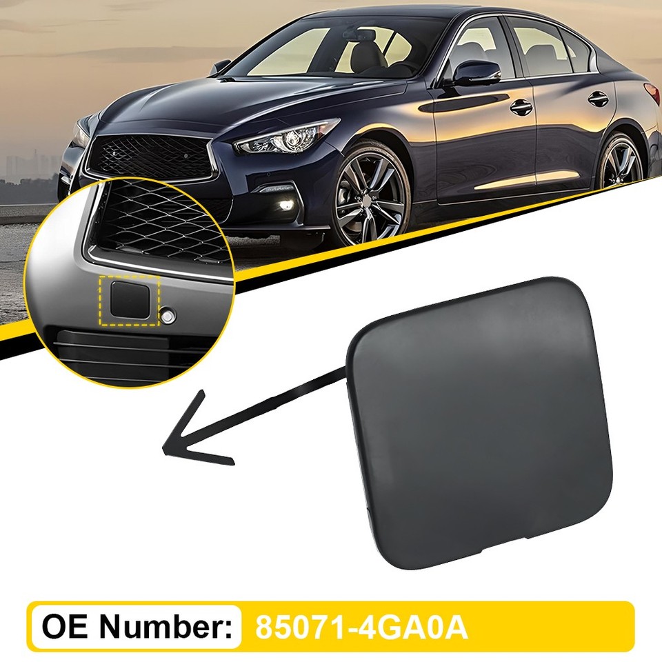 Rear Bumper Tow Hook Eye Cover Cap 1PC Fit Infiniti Q50 All Sedan ...
