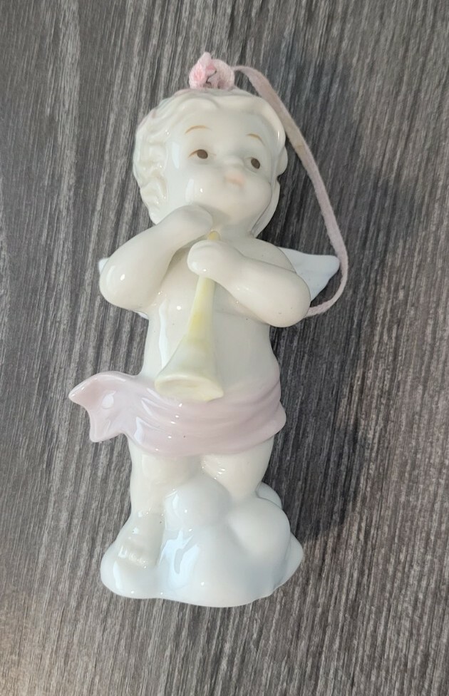 Cracker Barrel Angel Playing Musical Instruments Christmas Ornaments ...