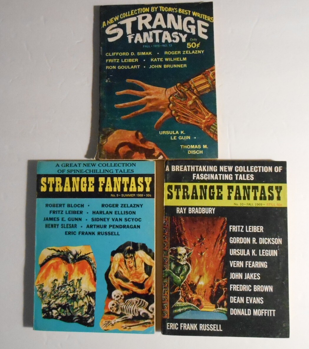 Strange Fantasy (1969-1970) Lot of 3 issues, illus by Finlay, Coye ...