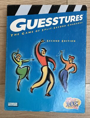 Hasbro Guesstures ~Game of Split Second Charades SECOND Edition~100% ...