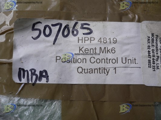 Kent MK 6 Cylinder Position Control Unit for sale online | eBay