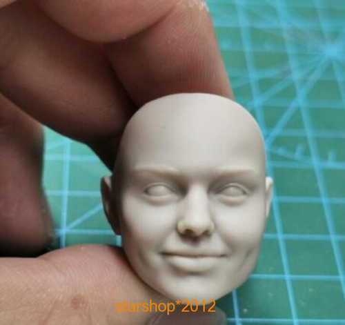 1/6 Head Sculpt Smile Beauty Girl Carved For 12in Female Action Figure ...