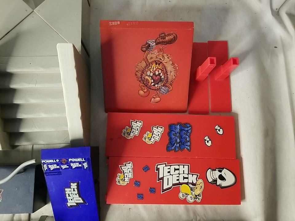 Tech Deck Lot of Ramps and Boards Jumps Grind Stairs | eBay