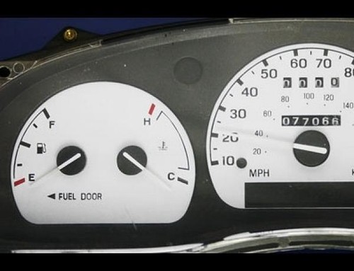1998-2003 Ford Ranger Non Tach Dash Cluster White Face Gauges 98-03 | eBay