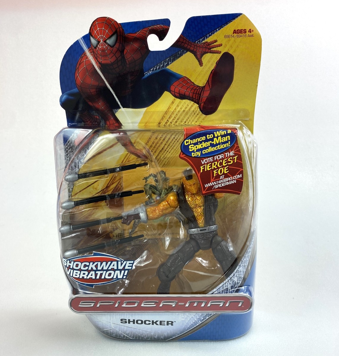 Spider Man Shocker 2 Als Geluid Trillingen Zijn Die Door De Lucht