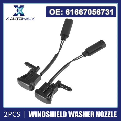 2pcs Windshield Washer Nozzles Spray Jet for BMW 3' E46 Left Right ...