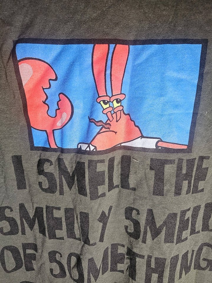Vintage Y2K Spongebob Squarepants T Balzout Inc SMELLY Mr. Crab ...