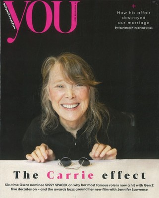 UK You Magazine: Sissy Spacek, Matteo Bocelli, Liz Jones, Fashion, 16. ...