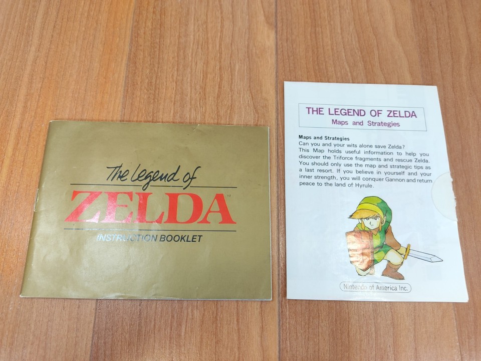 MINTY BOX CIB Legend of Zelda 2nd Print lot complete in nintendo nes w ...