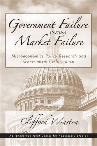 GOVERNMENT FAILURE VERSUS MARKET FAILURE: MICROECONOMIC By Clifford ...