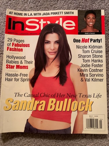 INSTYLE MAGAZINE, MAY 1998, SANDRA BULLOCK Cover | eBay