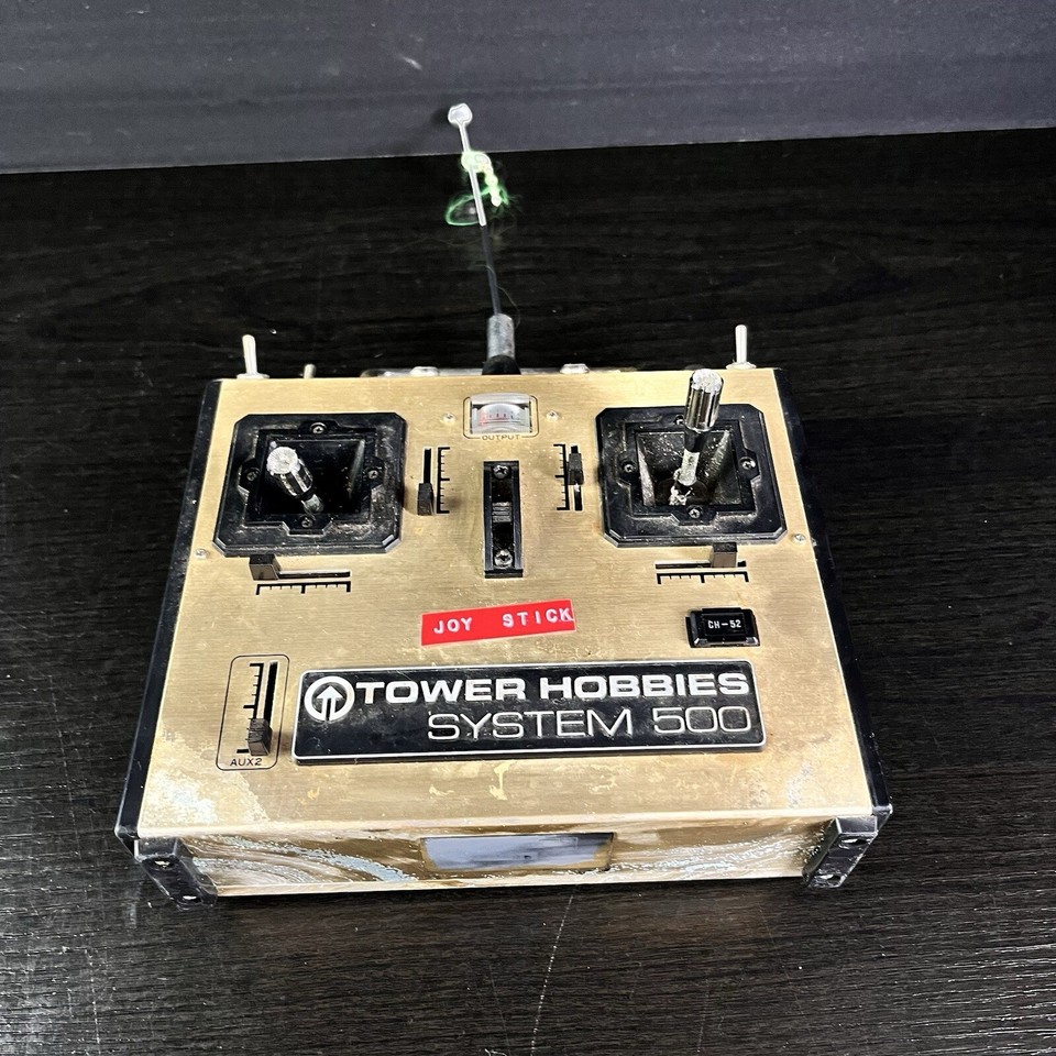 Vintage Tower Hobbies System 500 Remote Control Transmitter | eBay