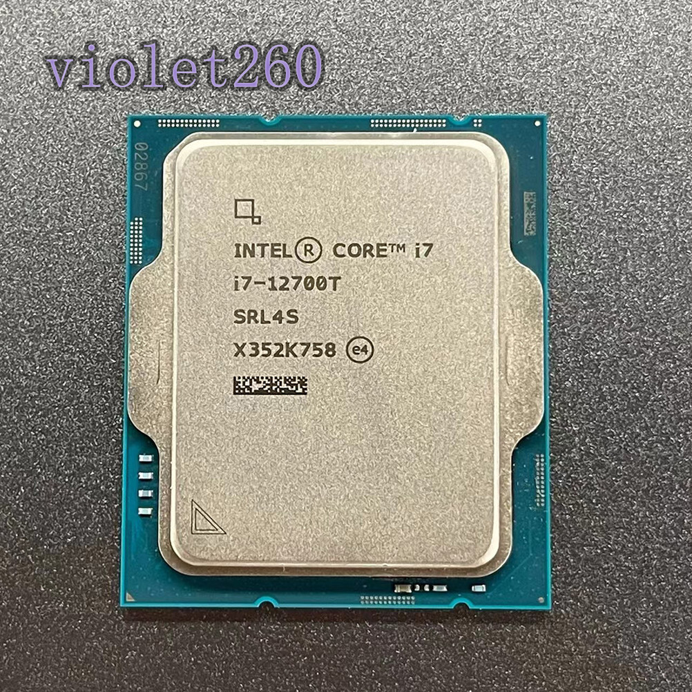 Intel Core i7-12700T QS FCLGA1700 1.4 GHz 12C/20T 25MB 35W CPU ...