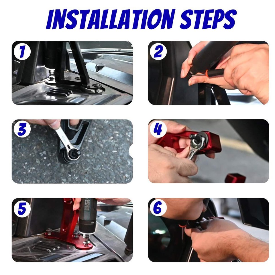 Rear Hatch Supports Holder Brackets For Corvette C8 Coupe Stingray Z51 ...