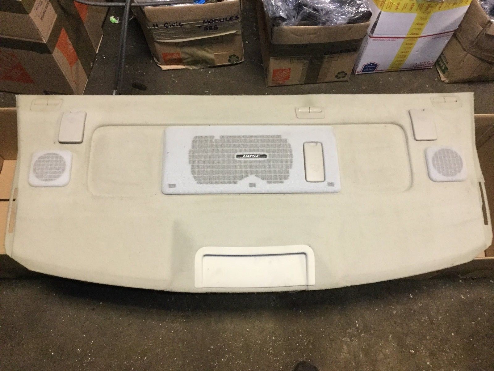 06 07 08 09 INFINITI M35 M45 REAR DECK SHELF TRAY PANEL W/ 3RD STOP ...