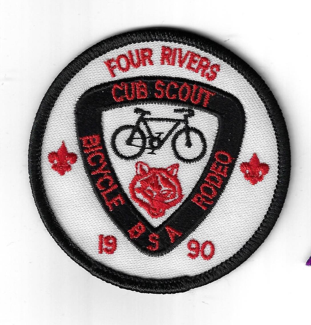 1990 Cub Scouts Bicycle Rodeo BSA Four Rivers BLK Bdr. [GT-175] | eBay