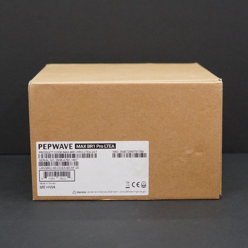 PEPLINK PEPWAVE MAX BR1 PRO LTEA ROUTER w/ 4-PORT LAN SWITCH | eBay