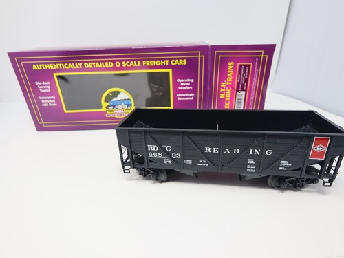 USED MTH Premier 20-90183 O, 34' AAR Composite Hopper Car, Reading RDG ...