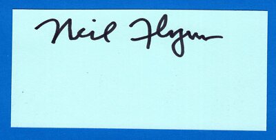 Neil Flynn Actor Hand Signed Autograph 2x4.5 Card | eBay